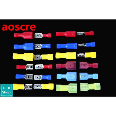 10PCS Female male Insulated Spade joint Connector Crimp Term