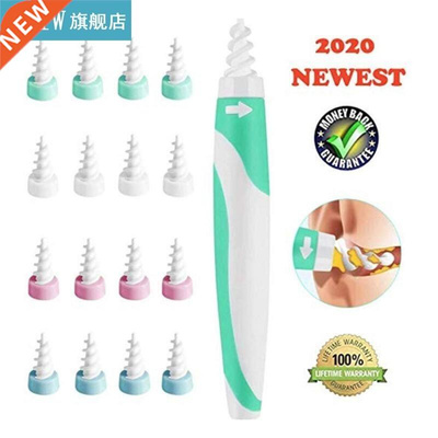 Ear Wizard Ear Cleaners Wax Removal Spiral Soft Swab Pick To