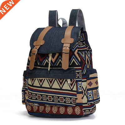 High Quality Women Vintage Backpack Ethnic Backpacks Bohemi