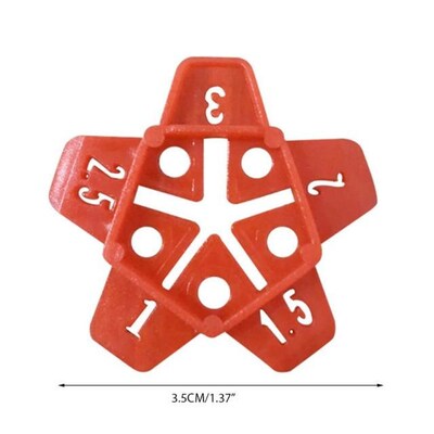 50 pcs Reusable Level Wedges Tile Spacers For Flooring Wall