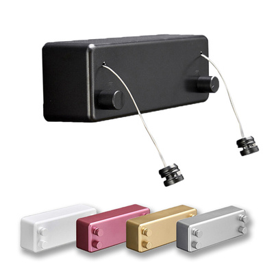 1.2-4.2M Retractable Clothesline Wall Hanging Indoor Outdoor