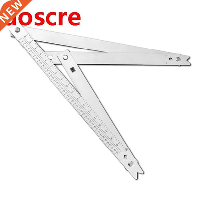 45 Degree Foldable Carpenter Square Triangle Ruler，Aluminum