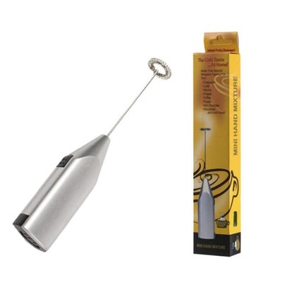 1pc Milk Drink Coffee Whisk Mixer Electric Egg Beater Frothe