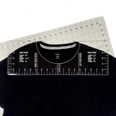 T-Shirt Ruler Guide -Vinyl T-Shirt Ruler Guide - Sublimati