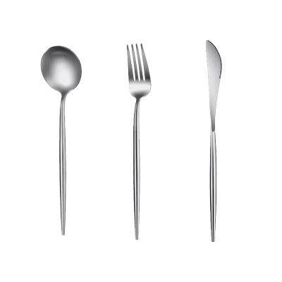 厨森林长柄汤勺304不锈钢