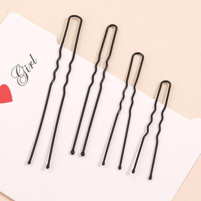 速发1+Pack+5cm+6cm+7cm+8cm+Hair+Pins+Grips+Waved+Black+Pins+