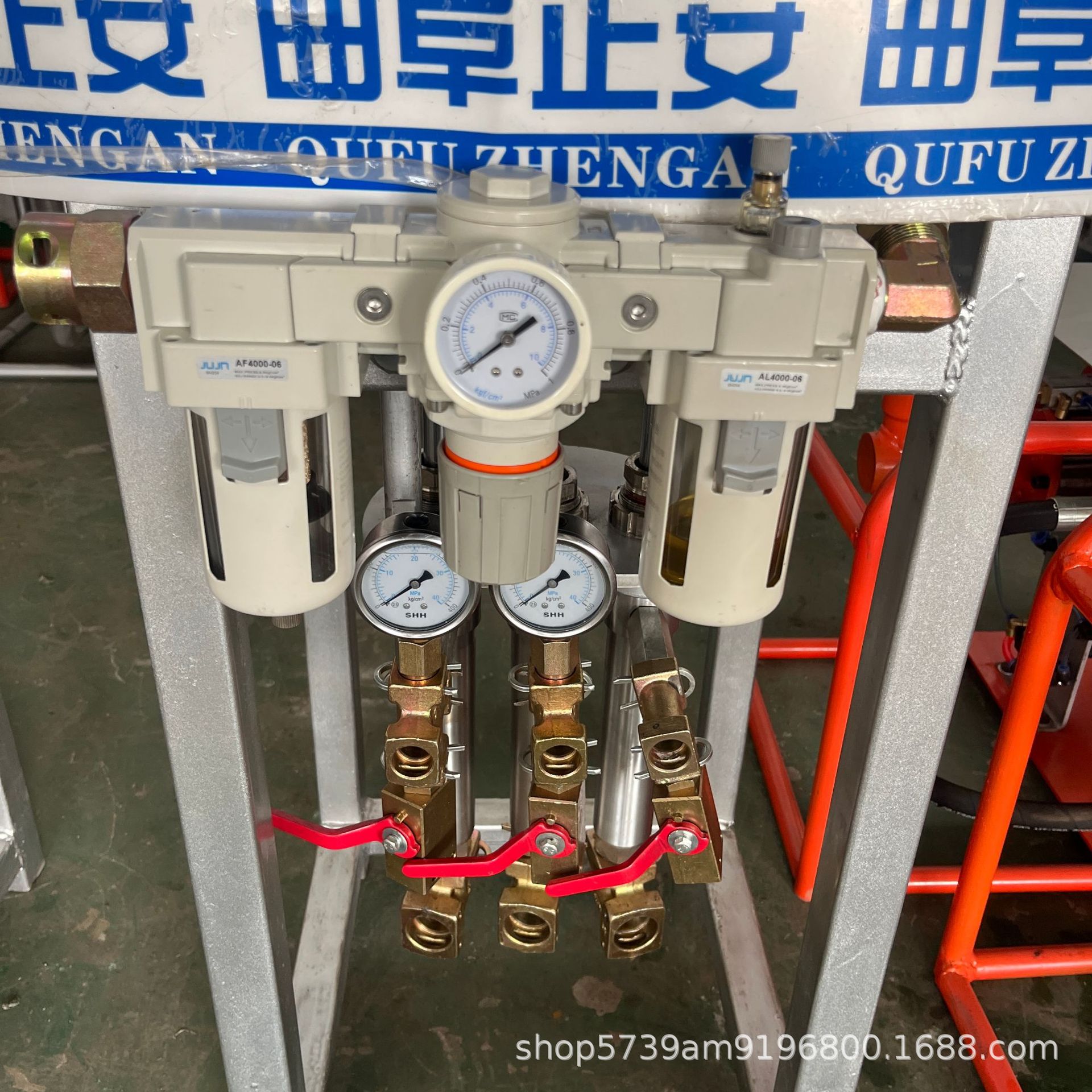 井下隧道气动注浆泵ZZQ-1.1/6型三缸双液防爆化学浆矿用注浆机装