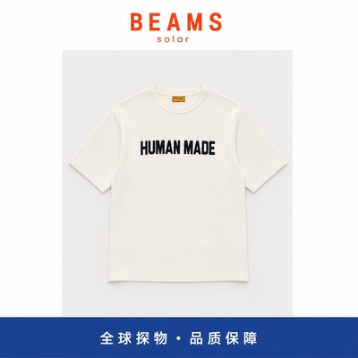 【SOLAR BEAMS】圆筒短袖T恤logo字母竹节棉潮牌情侣半袖男女