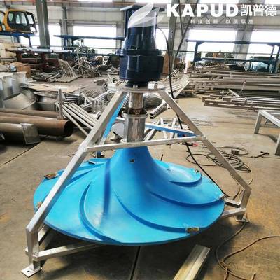 加高搅拌叶片双曲面叶轮 立式涡轮搅拌器叶轮多曲面搅拌机 凯普德