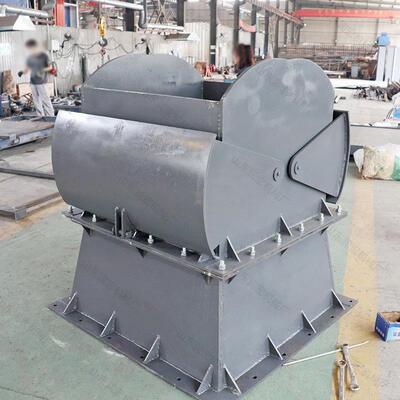 矿用煤仓腭式闸门出料口双扇形闸口电动液压控制落煤口放料阀