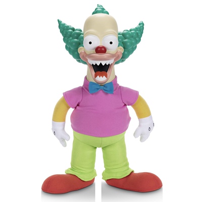 辛普森一家Krusty毛绒公仔玩具