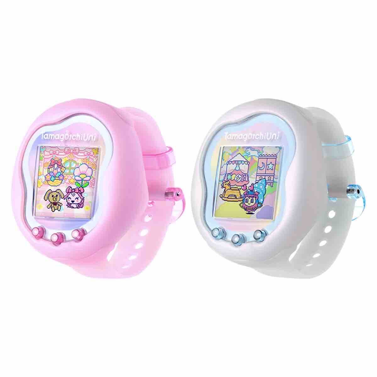 日本万代拓麻歌子TAMAGOTCHI UNI新色粉色白色限定电子宠物机礼物
