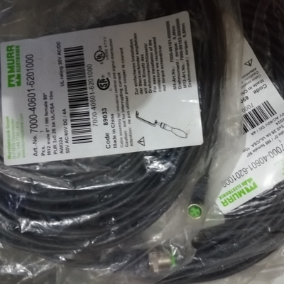 【议价】MURR穆尔连接器7000-40601-6201000电缆长10米