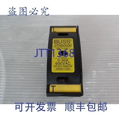 原装供应Buss 保险丝盒 JTN60030 0-30A 600VAC 带 LPJ-5SP 保险