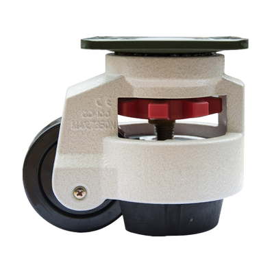 白色银色调节轮大载重福马轮