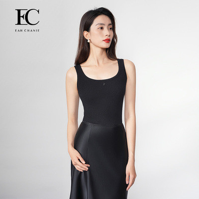 奕辰百搭简约针织打底背心