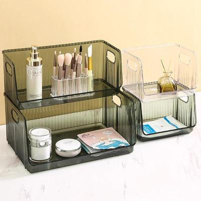 Luxury Lightweight Skincare Desktop Organizer Box, Large Cap