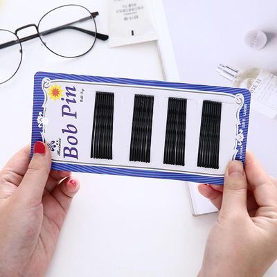 One-word steel clip round head bangs hairpin invisible hair