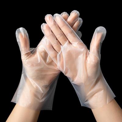 Disposable TPE Gloves for Housework - Semi-Transparent, Stai