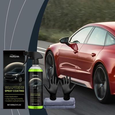 HOMONTH Ceramic Coating Spray - 3-in-1 Stain Protection, Cle