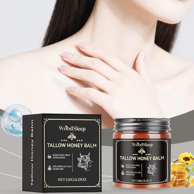 WOODSLEEP Beef Tallow and Honey Moisturizing Cream - Gently