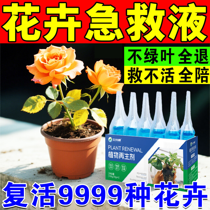 植物生根药水复活液枯树再生复活液花卉绿植黄叶枯叶烂根专用药剂