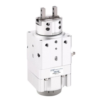 TPM朝日气动旋转带夹爪摆动手指气缸MRHQ10D/16D/20D/25D-90/180S