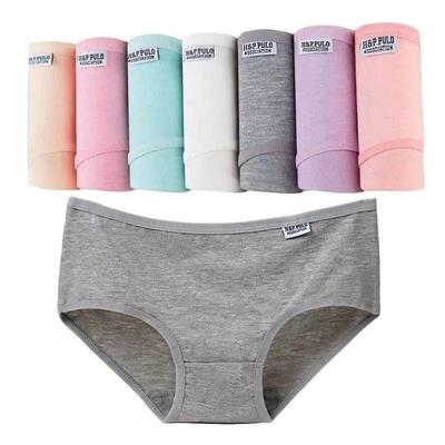 7Pcs/Lot Womens Panties Plus Size Underwear Cotton Briefs G