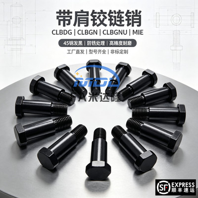 带肩铰链销轴CLBDG CLBGN5 6 8 10 12-15/16 18 20 22 24 25 30