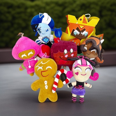 饼干人王国游戏周边公仔毛绒玩具