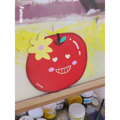 超可爱一颗苹果原创手绘