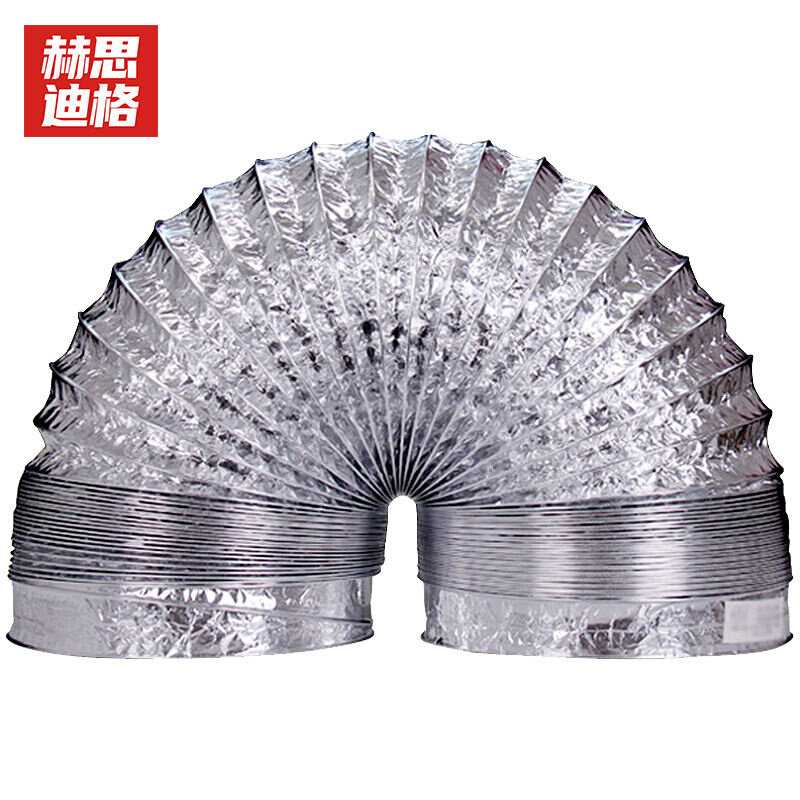 赫思迪格HSJZ-1170铝箔软管双层加厚新风系统排风换气扇管道卫生_虎窝淘
