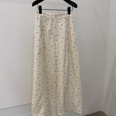 PEARL-秋上新小花花斜纹休闲裤休闲裤P6565
