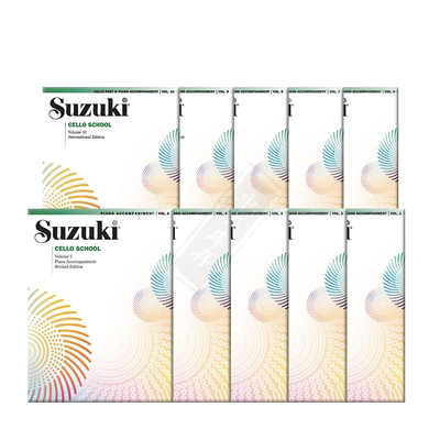 铃木大提琴教程钢琴伴奏谱国际版