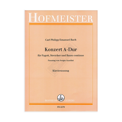 巴赫A大调巴松管协奏曲附钢伴