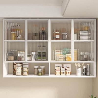 壁挂式厨房吊柜墙壁柜收纳柜调料柜厨房柜子储物柜玻璃橱柜置物柜