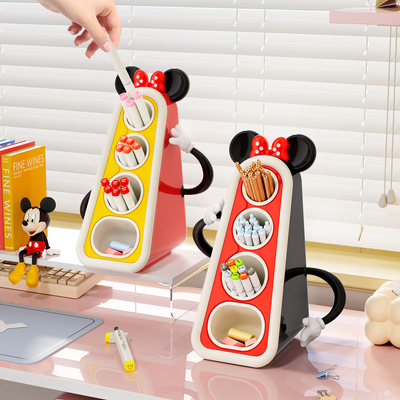 迪士尼笔筒收纳盒桌面高级感轻奢