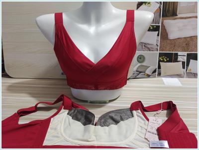 傲雪棋银纤维内衣收副乳茹娣文胸