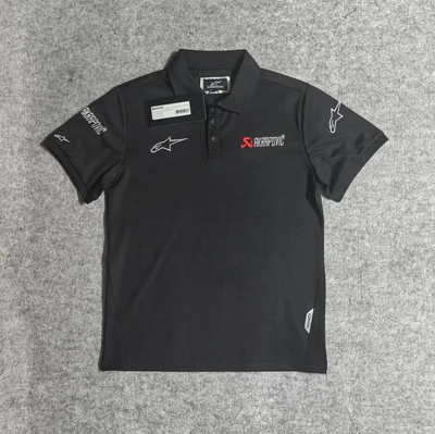 摩托车A星天蝎联名短袖透气速干休闲POLO衫MoTogp夏季骑行厂队t恤