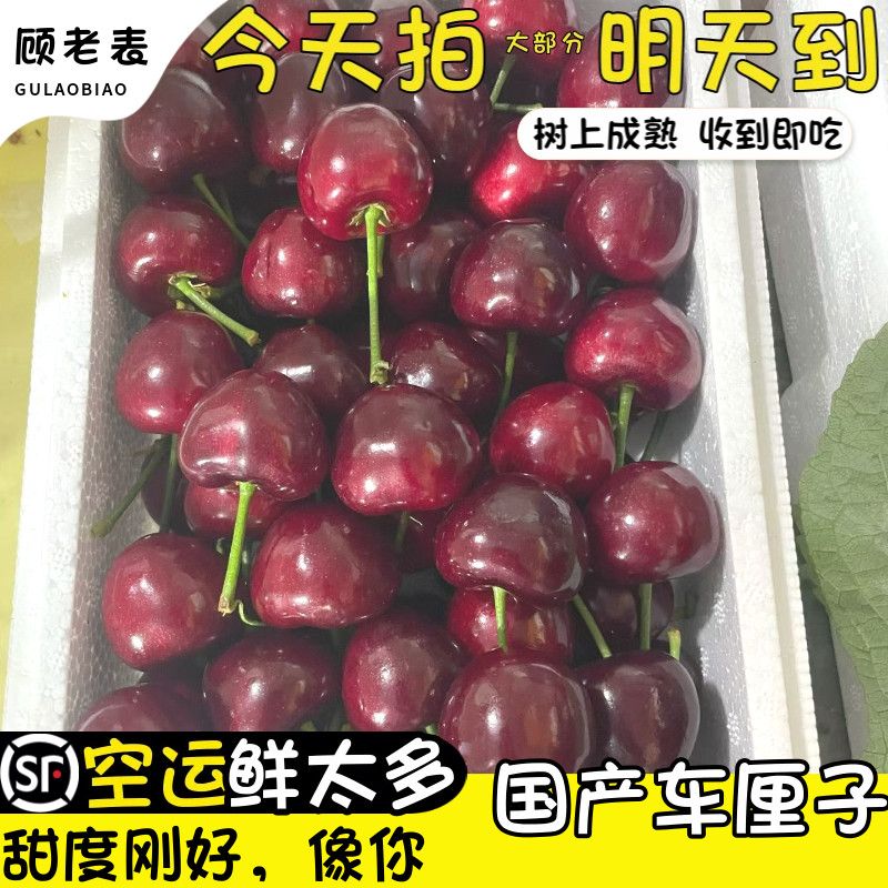 顺丰空运次日产美早车厘子樱桃3斤大果新鲜水果现摘当季车厘子