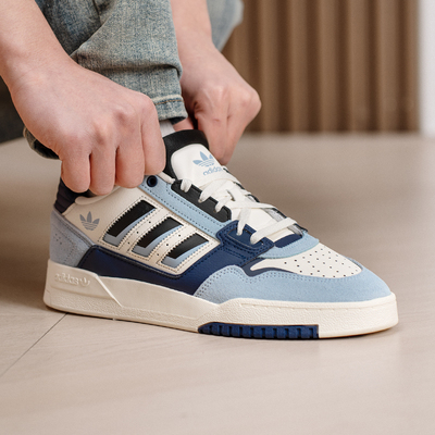 阿迪达斯三叶草板鞋男鞋女鞋春季新款DropStep低帮拼接潮流休闲鞋