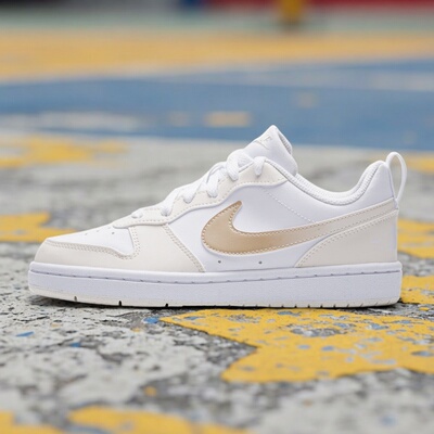 Nike耐克大童女鞋子2026夏季新款经典百搭低帮休闲板鞋IR5462-100