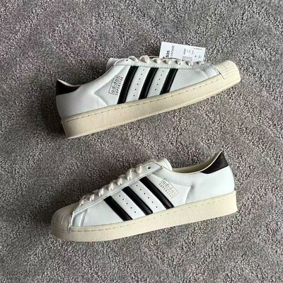 阿迪达斯三叶草男女款鞋子2026春季新款贝壳头百搭潮流板鞋JQ3254