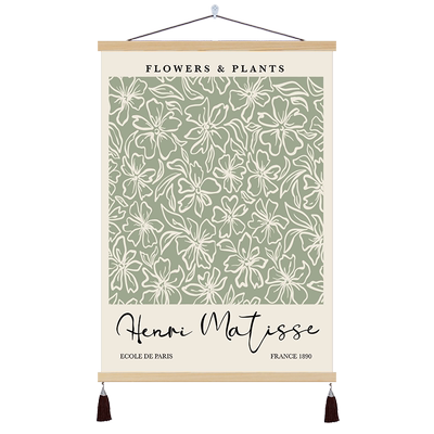 马蒂斯艺术油画布艺挂画抽象装饰画免打孔宿舍出租屋遮挡背景布