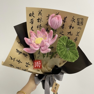 扭扭棒花束手工diy材料包成品礼