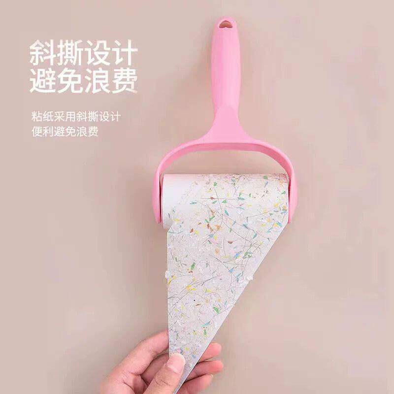 衣物除尘滚粘毛滚粘毛器滚筒可撕式纸除毛家用滚刷吸毛器衣物粘尘