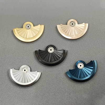 NH35自动陀改装配件适合 NH35 NH36机芯放射纹自动陀改装定制