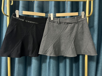 29k01   高尔夫球女士喇叭短裙春秋新品弹力速干灰色显瘦气质百搭