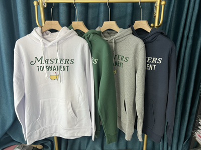 J093 美国大师赛masters高尔夫加绒连帽衫卫衣24秋冬新款保暖外套