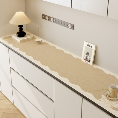 餐边柜桌垫防水免洗台面保护垫子